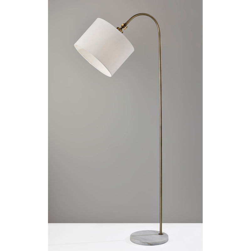 Mercer41 Lucianna 59'' Gold Task/Reading Floor Lamp | Wayfair