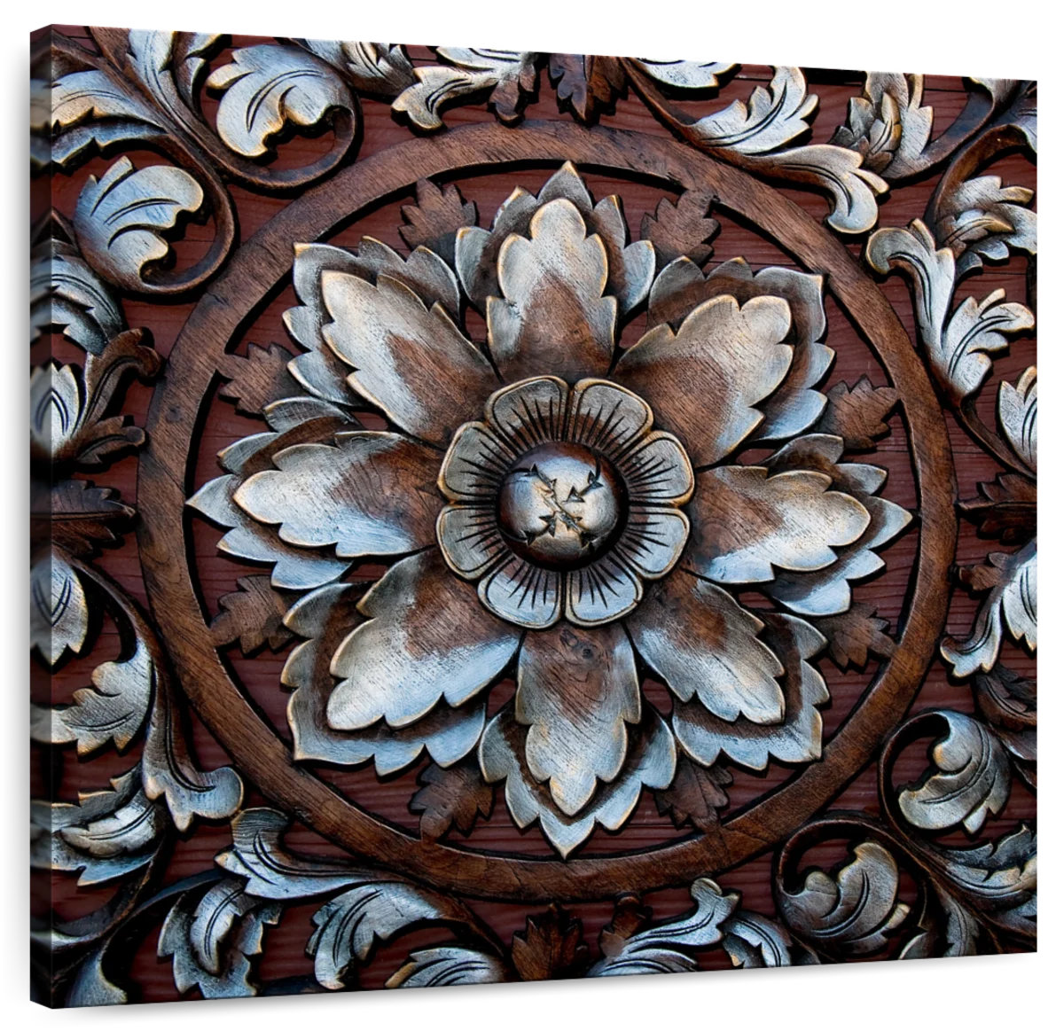 Dakota Fields Thai Style Carved Flower | Wayfair
