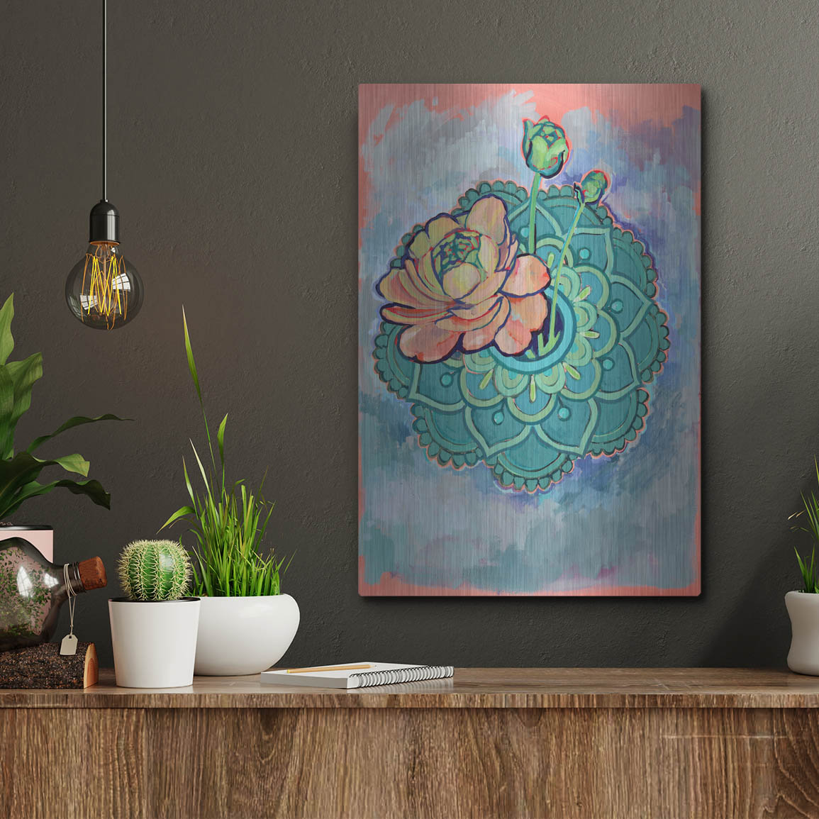 Bungalow Rose Peony Mandala by Victoria Macmillan | Wayfair