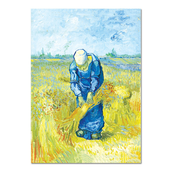 Rosalind Wheeler Peasant Woman Binding Sheaves by Vincent Van Gogh - No ...