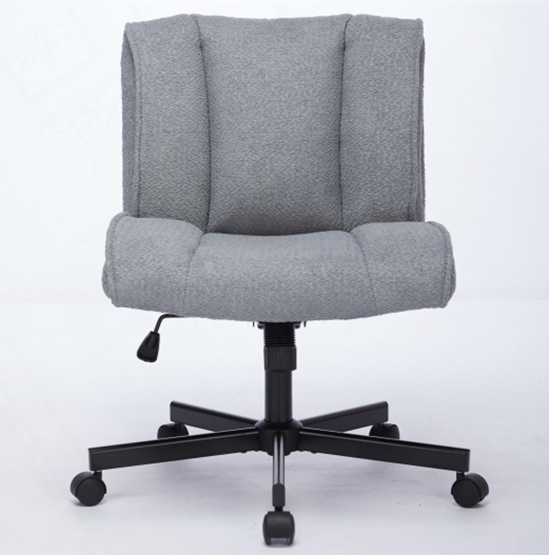 George Oliver Armless Desk Chairs with Wheels Office Chair | Wayfair