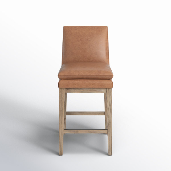 Genuine Leather Bar Stools & Counter Stools You'll Love | Wayfair
