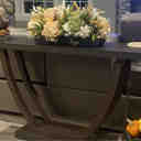 Millwood Pines Rahmel 62.99" Long Console Table, Industrial Entryway ...