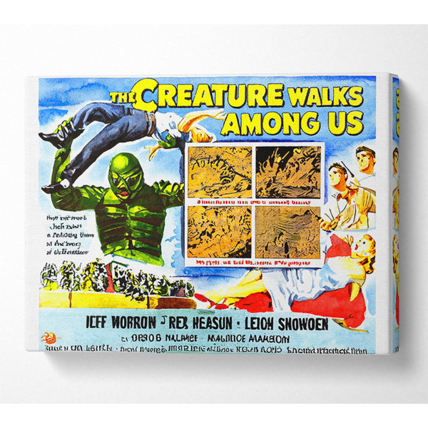 Happy Larry Creature Walks Among Us Poster 4 - Print | Wayfair.co.uk