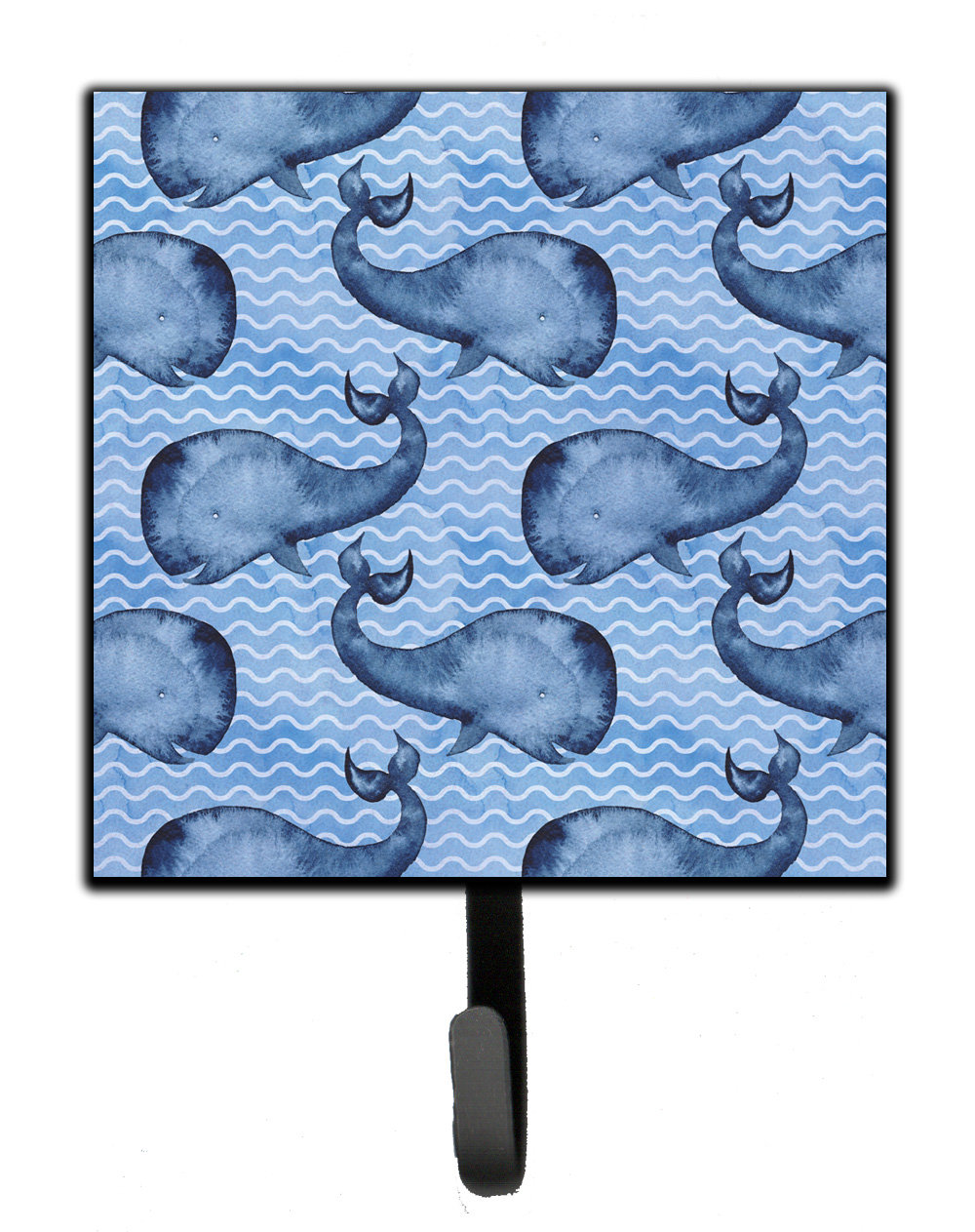 Breakwater Bay Lounsbury Beach Whales Wall Key Organizer with Key Hooks ...