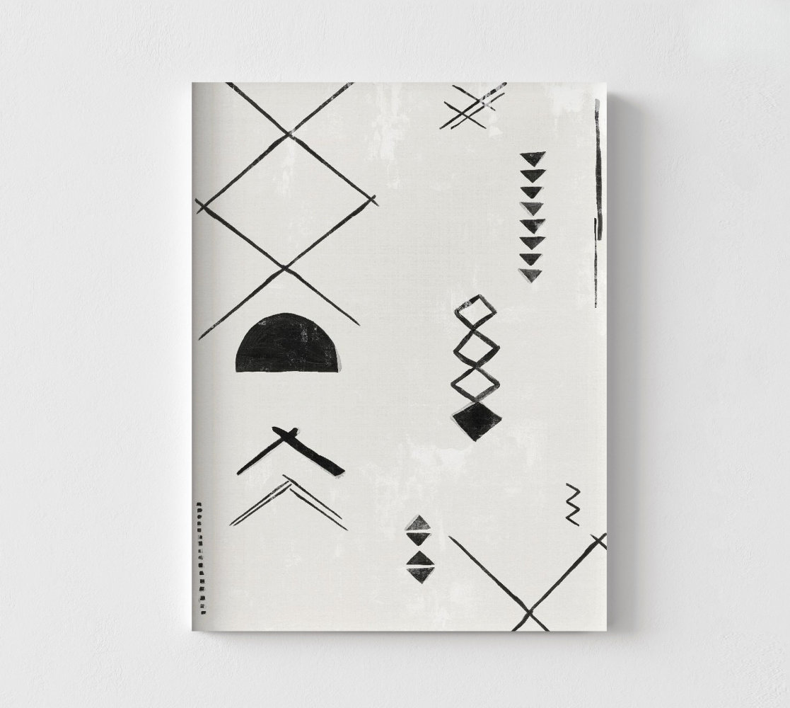 WeFrameArt Geometric African Shapes Illustration Lawyer Office Print ...