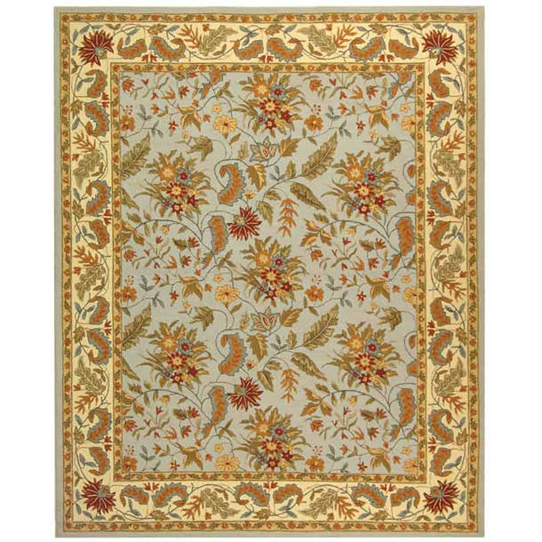 Lark Manor Hollander Hand Tufted Wool Floral Rug & Reviews | Wayfair