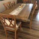 Laurel Foundry Modern Farmhouse® Ebbert Upholstered Cross Back Side ...