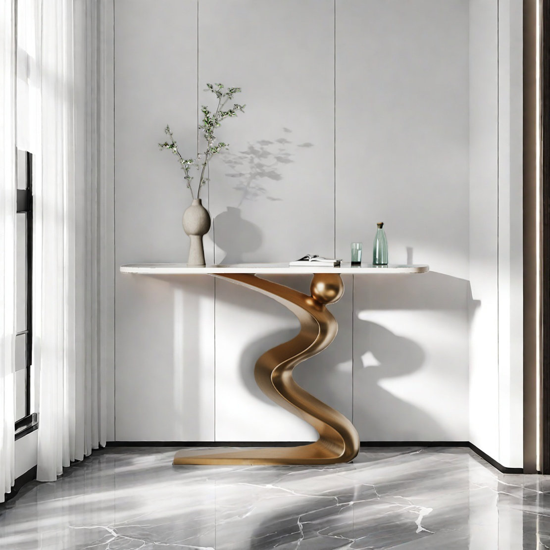Orren Ellis Modern Luxury Console Table | Wayfair