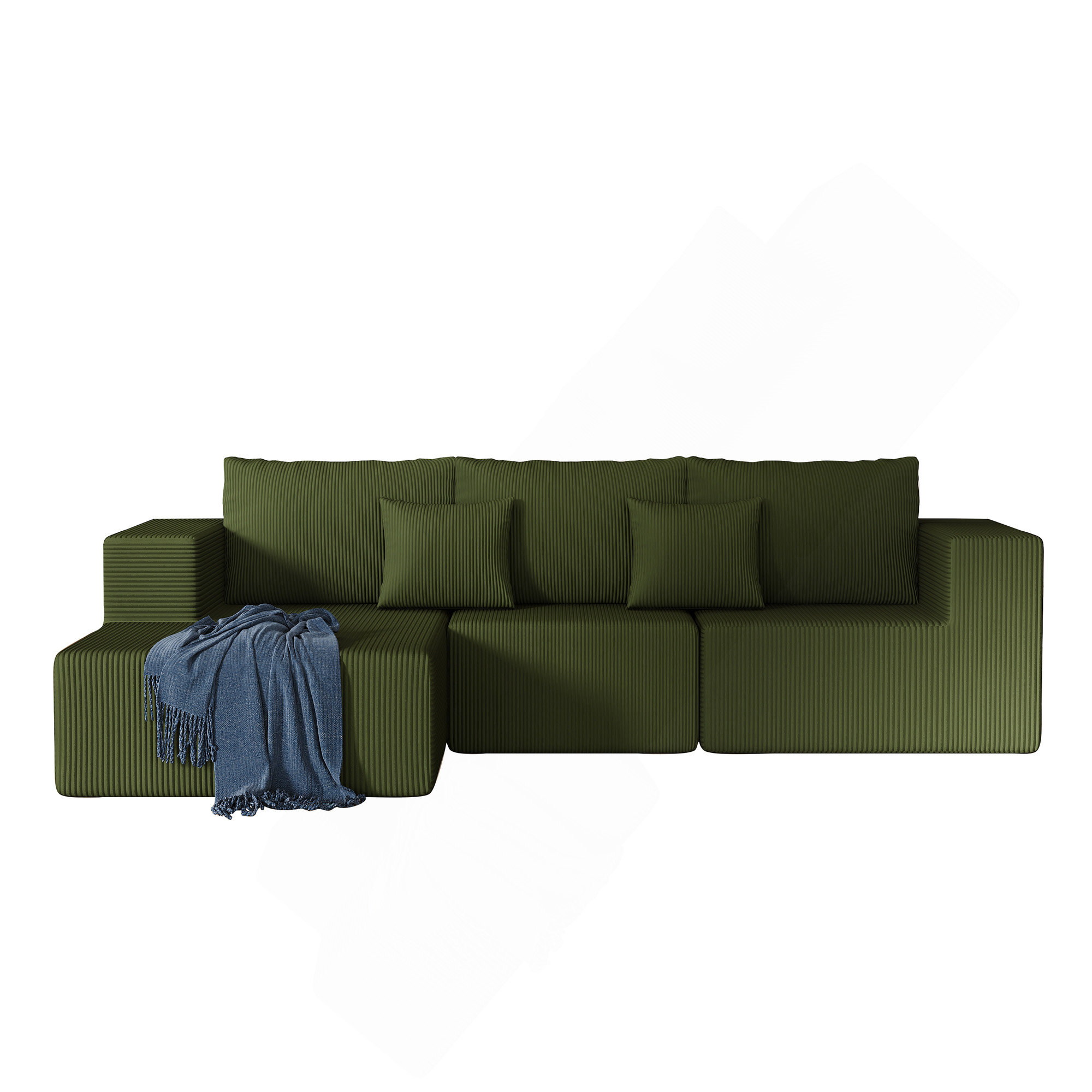 Latitude Run® Versatile Modular Foam Couch For Living Room, Enhancing ...