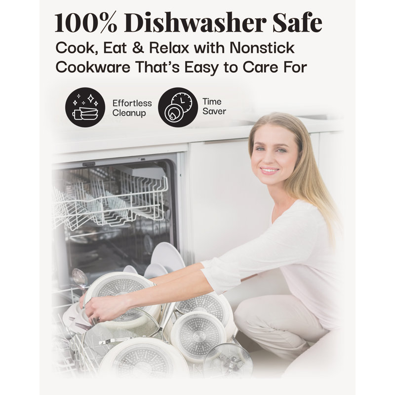 Gotham Steel Naturals Cream 12 Inch Nonstick Ceramic Fry Pan & Reviews ...