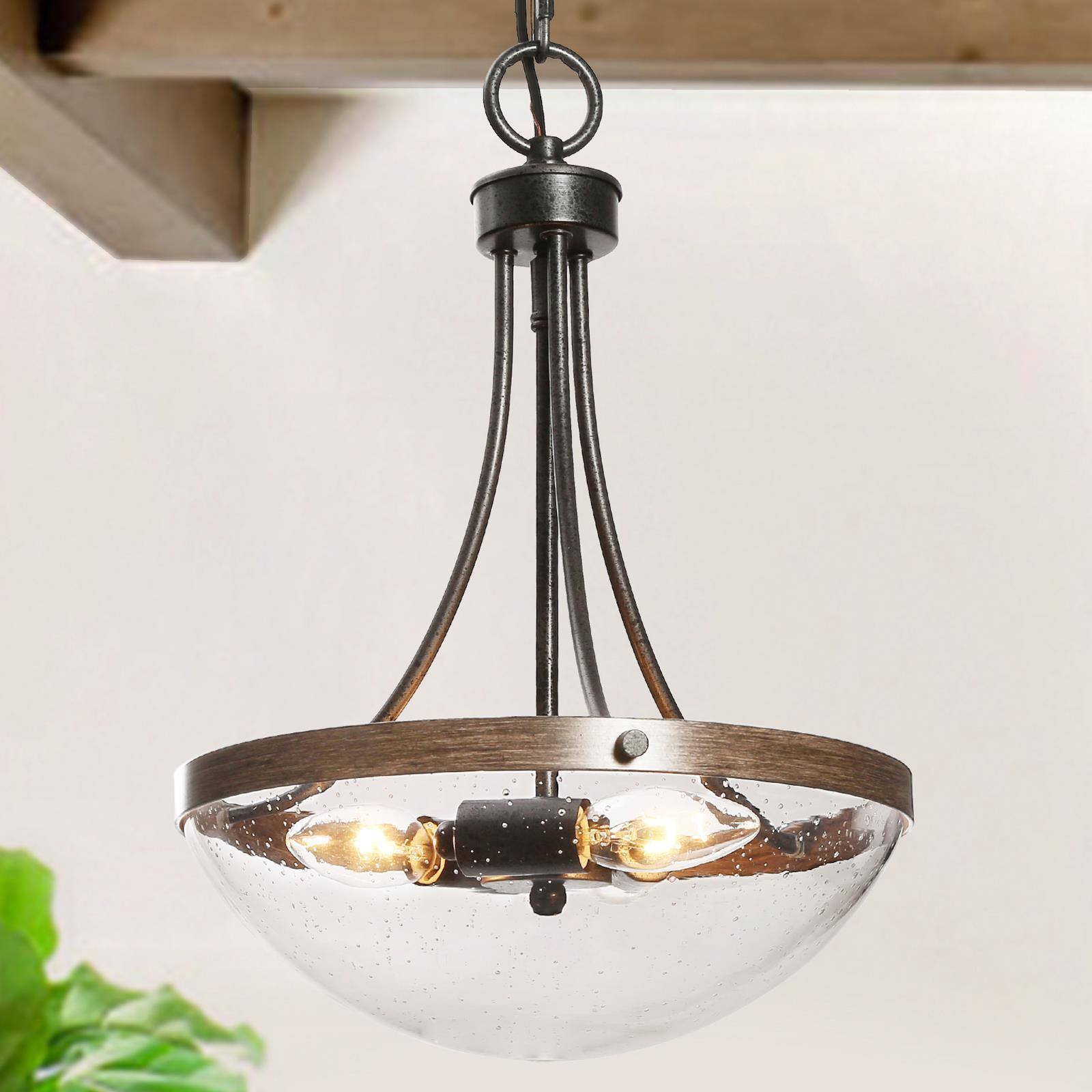 Longshore Tides Rae 3 - Light Single Bowl Pendant | Wayfair