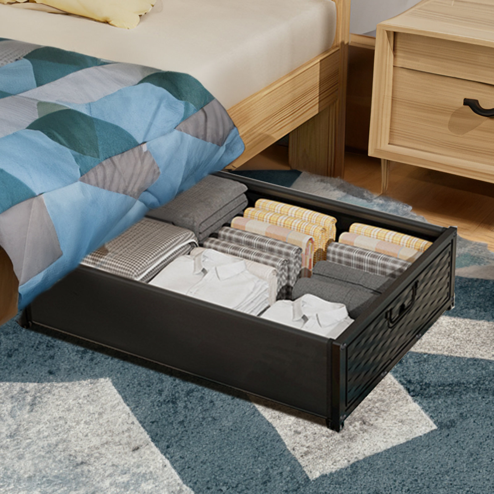 Rebrilliant Large Plastic Underbed Storage & Reviews | Wayfair