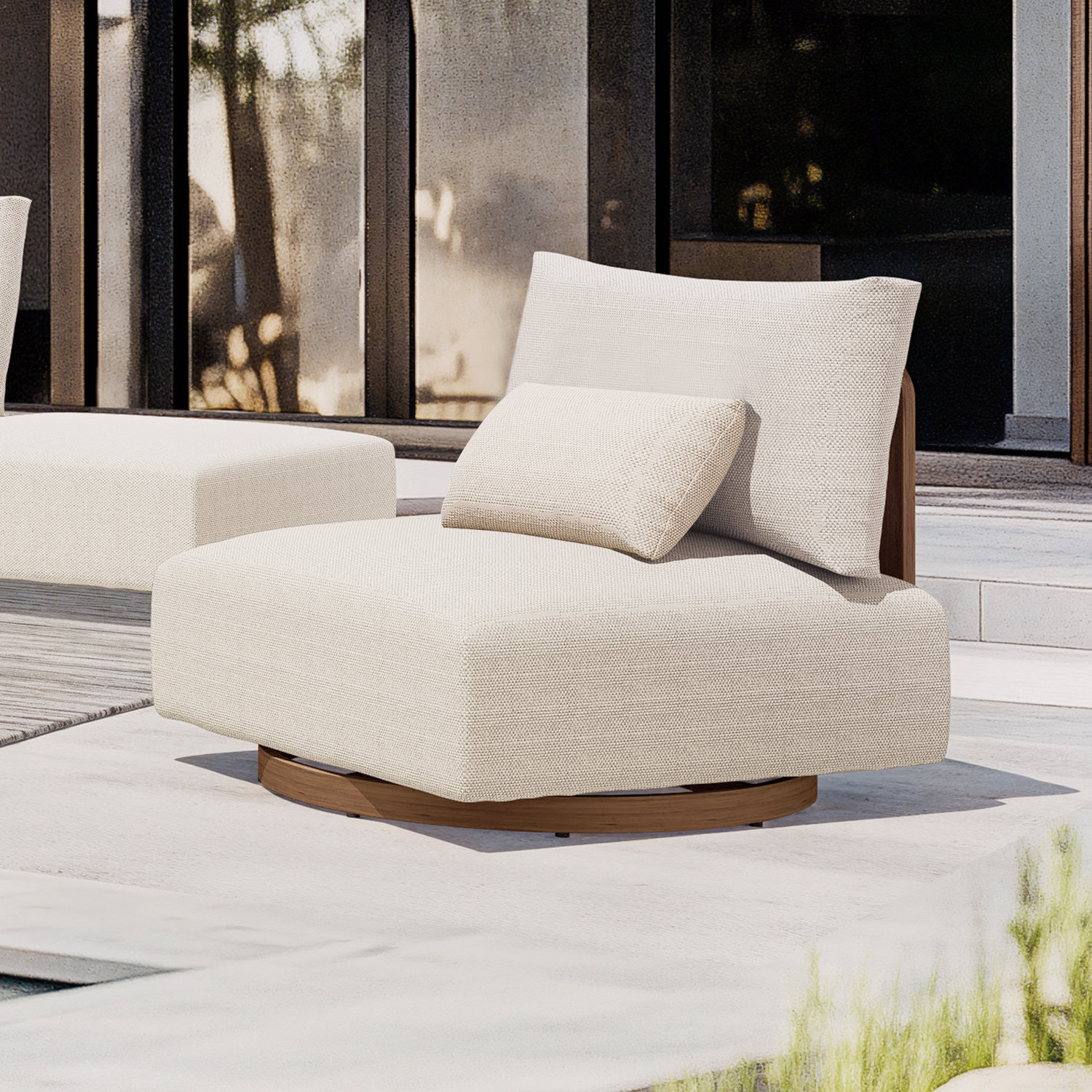 Ebern Designs Yanali Modern Aluminum Swivel Chair - Wayfair Canada