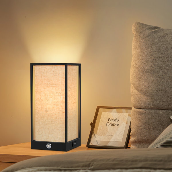 17 Stories Tanashia Metal USB Table Lamp with Touch Control (Set of 2 ...