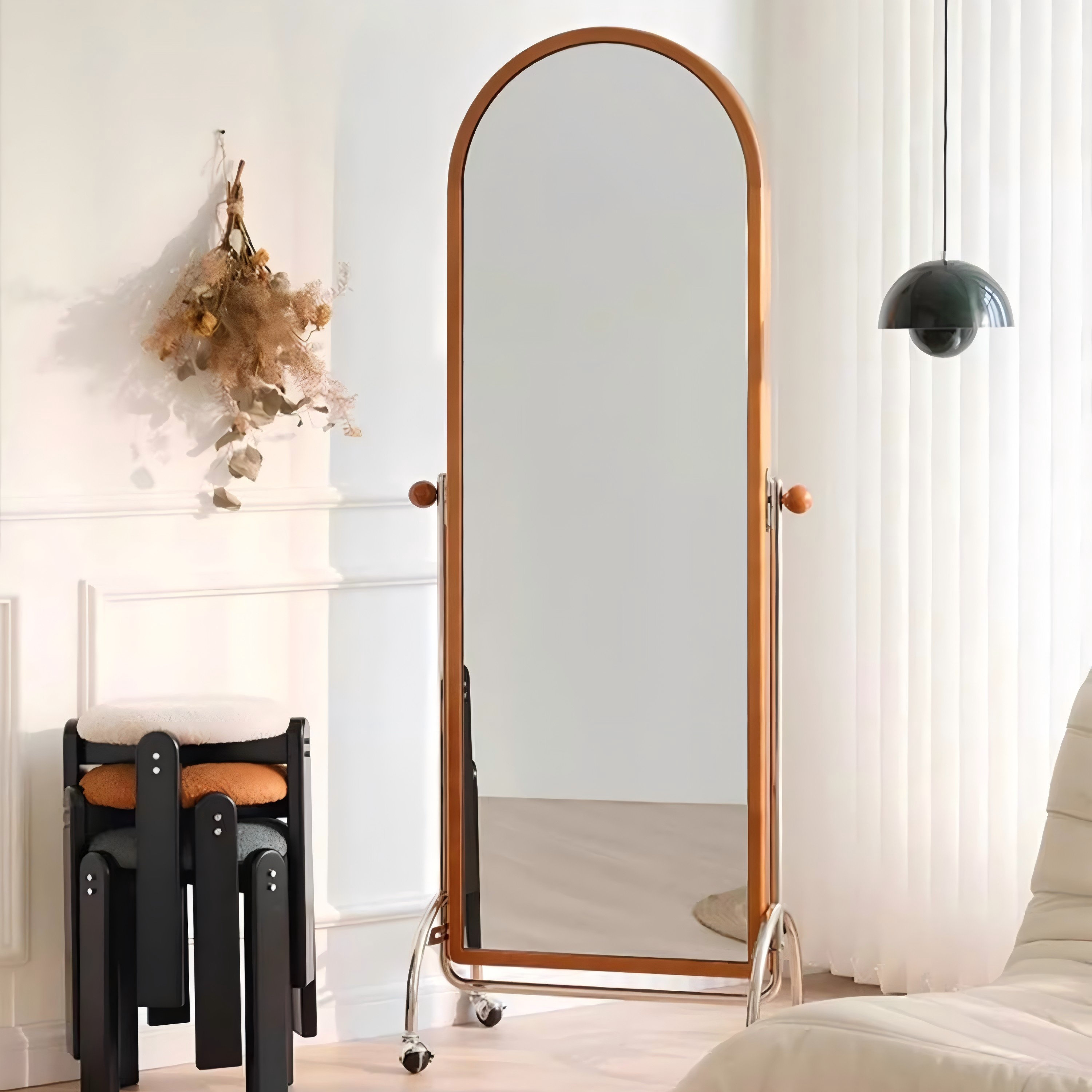 Refineroost Retro Movable Dressing Mirror | Wayfair