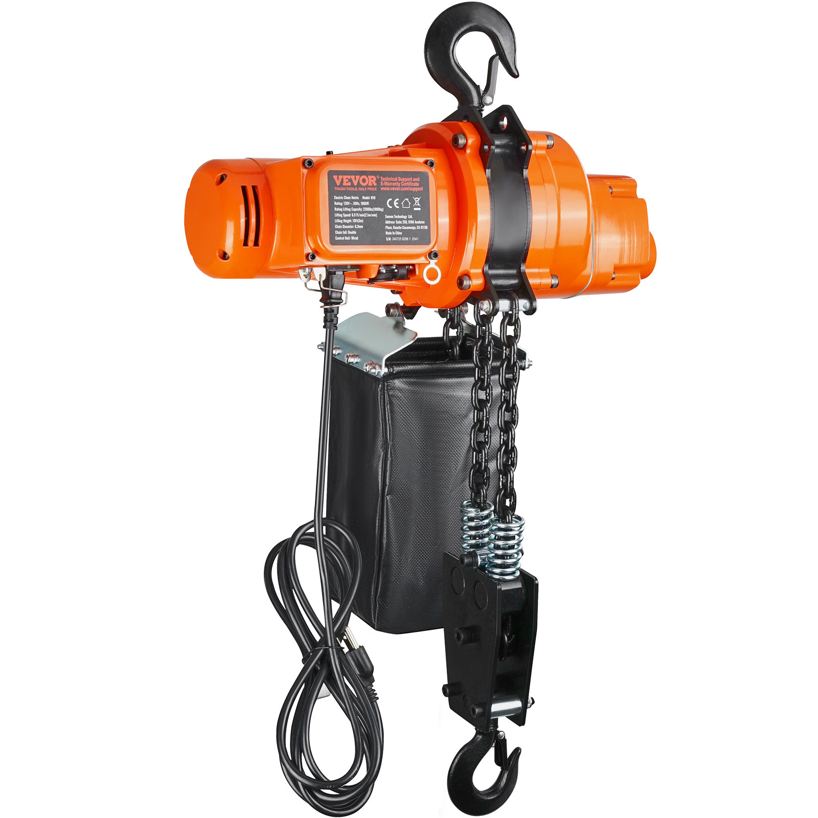 VEVOR Palan électrique à chaîne monophasé grue 2200 lbs 10 pi de levage - Wayfair Canada