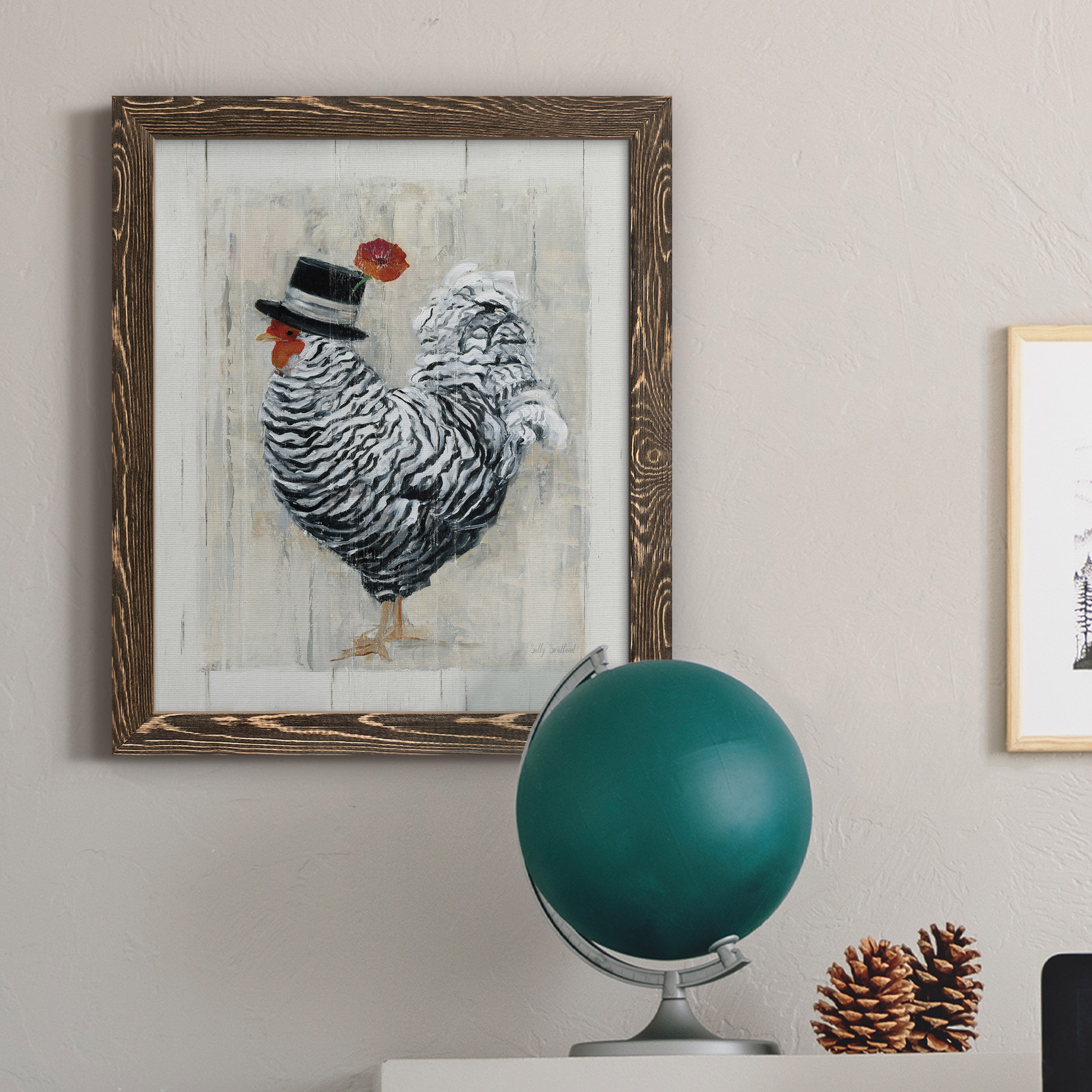 Trinx Sunday Best Rooster - Painting on Canvas - Wayfair Canada
