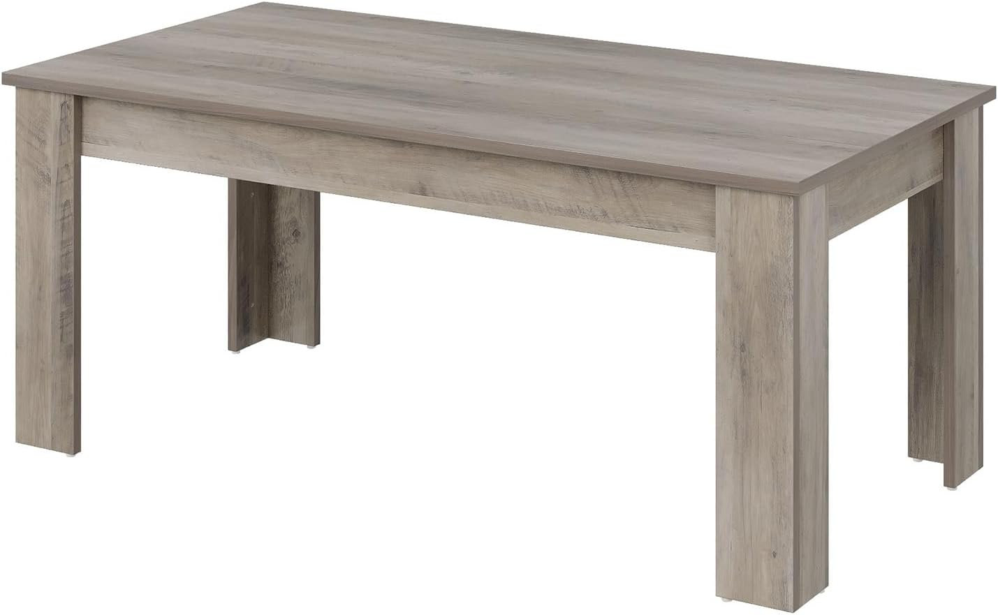 Ophelia & Co. 63" Farmhouse Dining Table for 4-6, Rustic Wood ...
