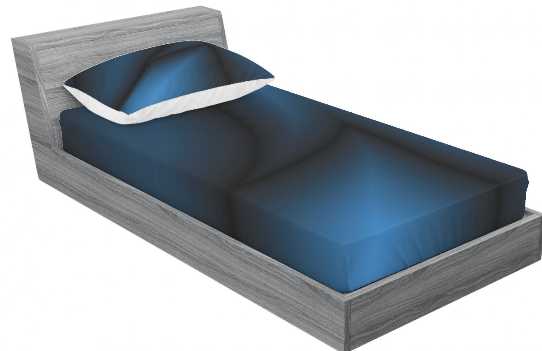 Ambesonne Deep in Majestic Ocean Ombre Sheet Set | Wayfair