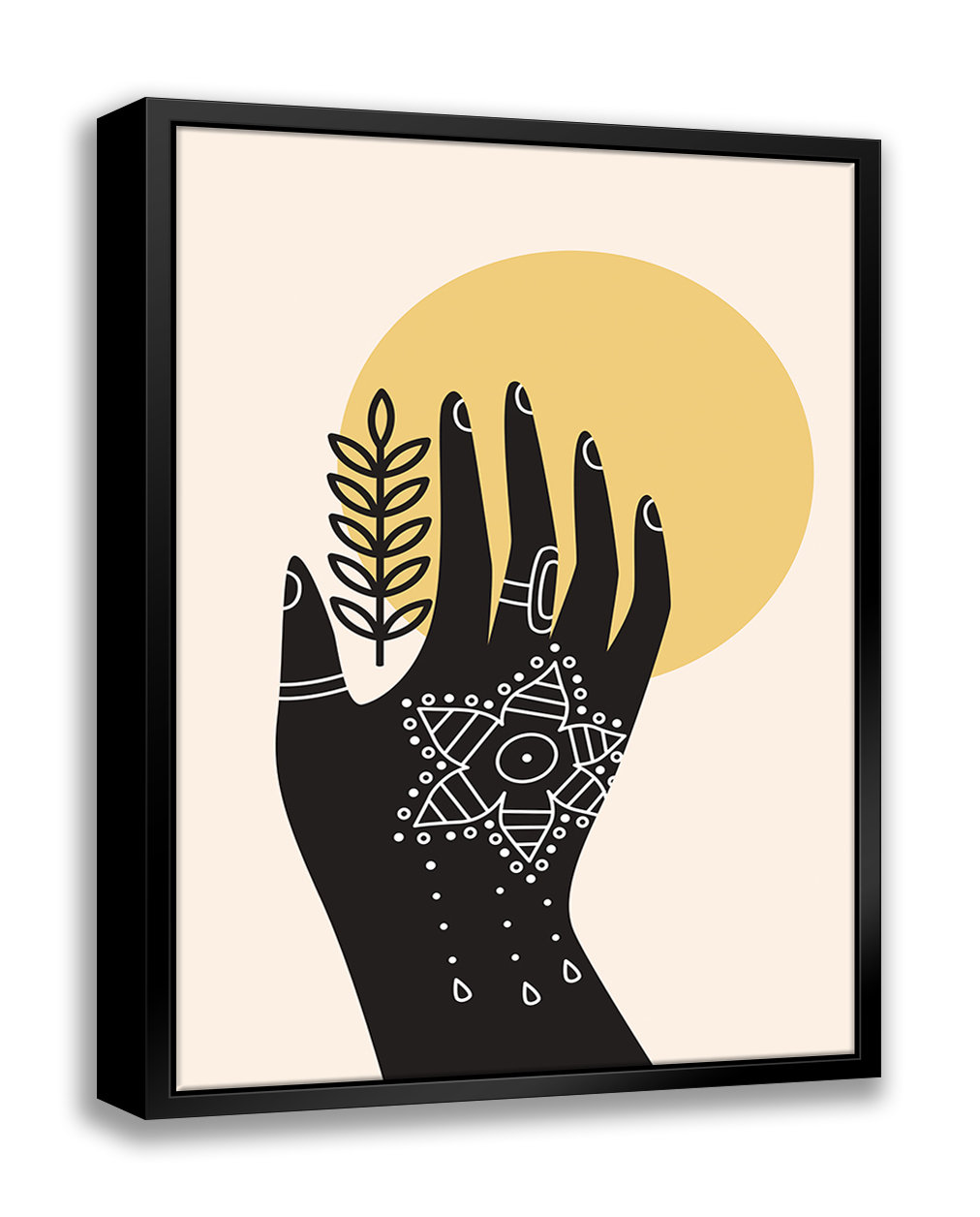 ATX Art Group LLC Abstract Hand by Stanley Print House - on | Wayfair