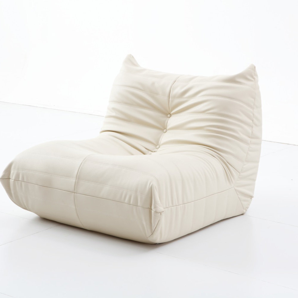 Trule Abbie 34.2'' Lazy Sofa Leather Sofa Bean Bag Chair Floor Sofa for ...