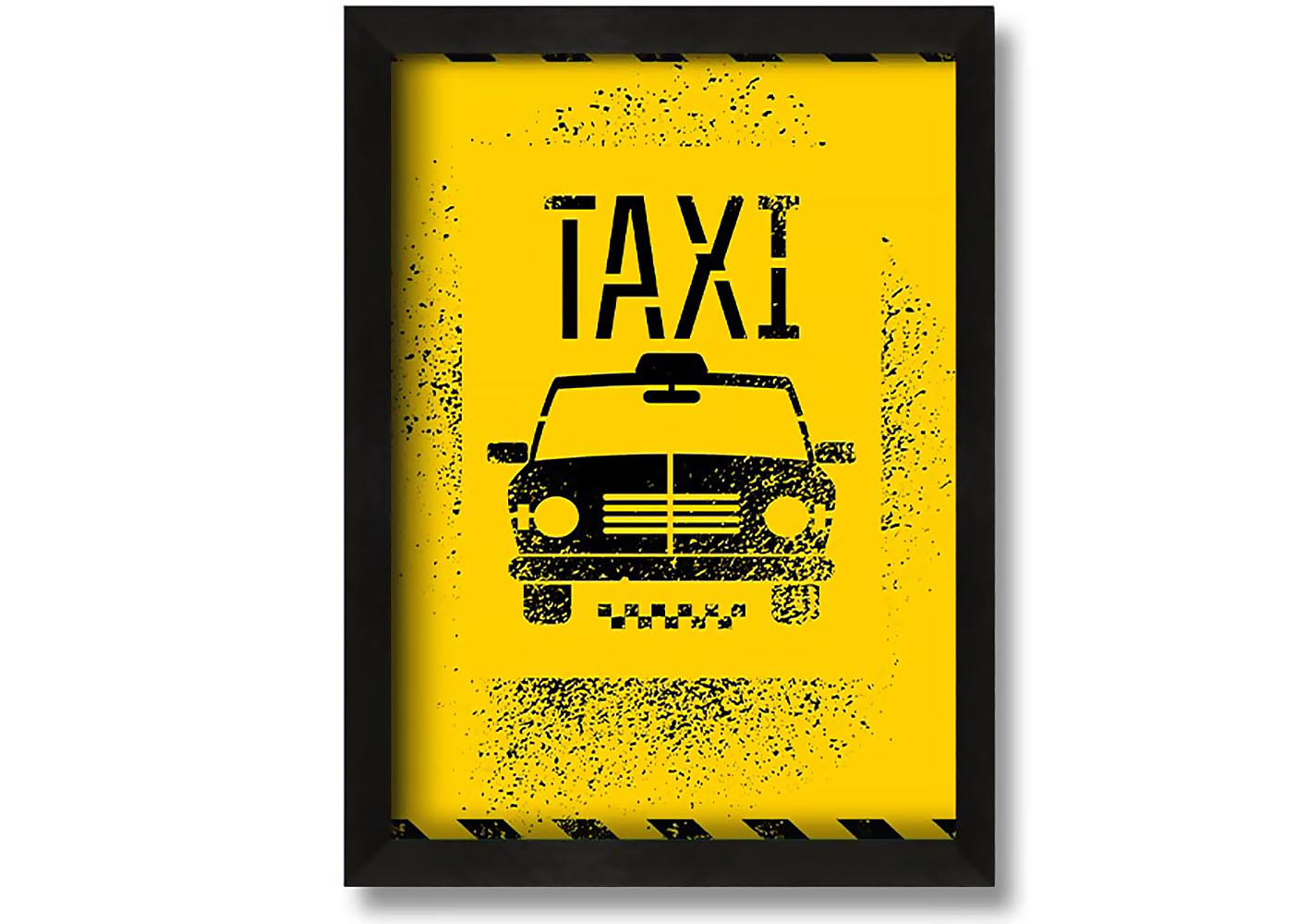 Ophelia & Co. Funky Nyc Taxi Cab - Picture Frame Painting on Canvas ...