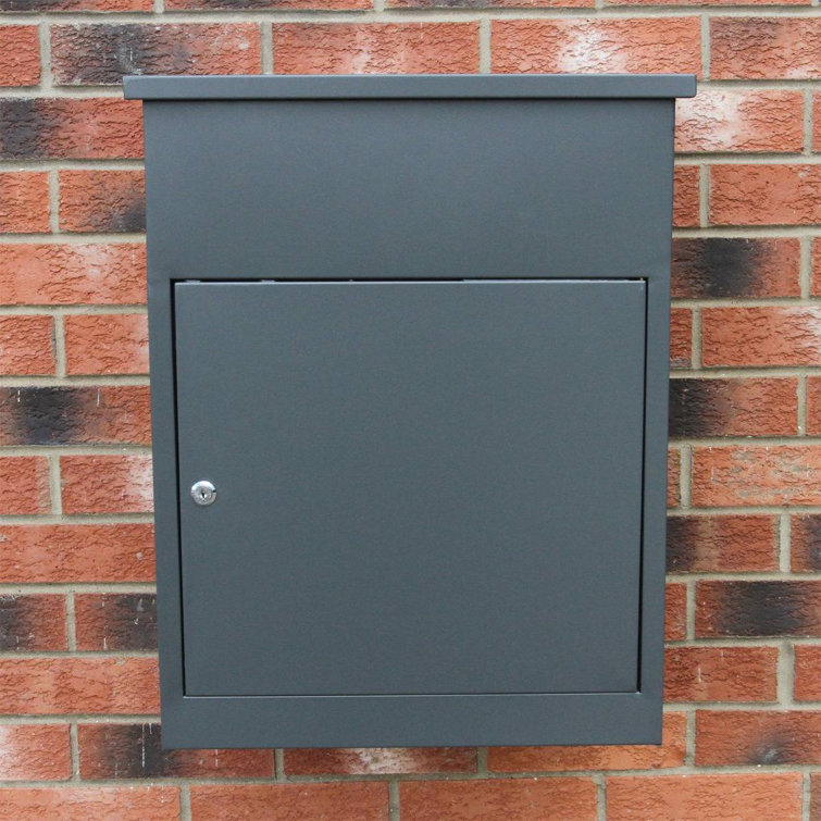 Brayden Studio Cheston Locking Wall Mounted Letter Box | Wayfair.co.uk