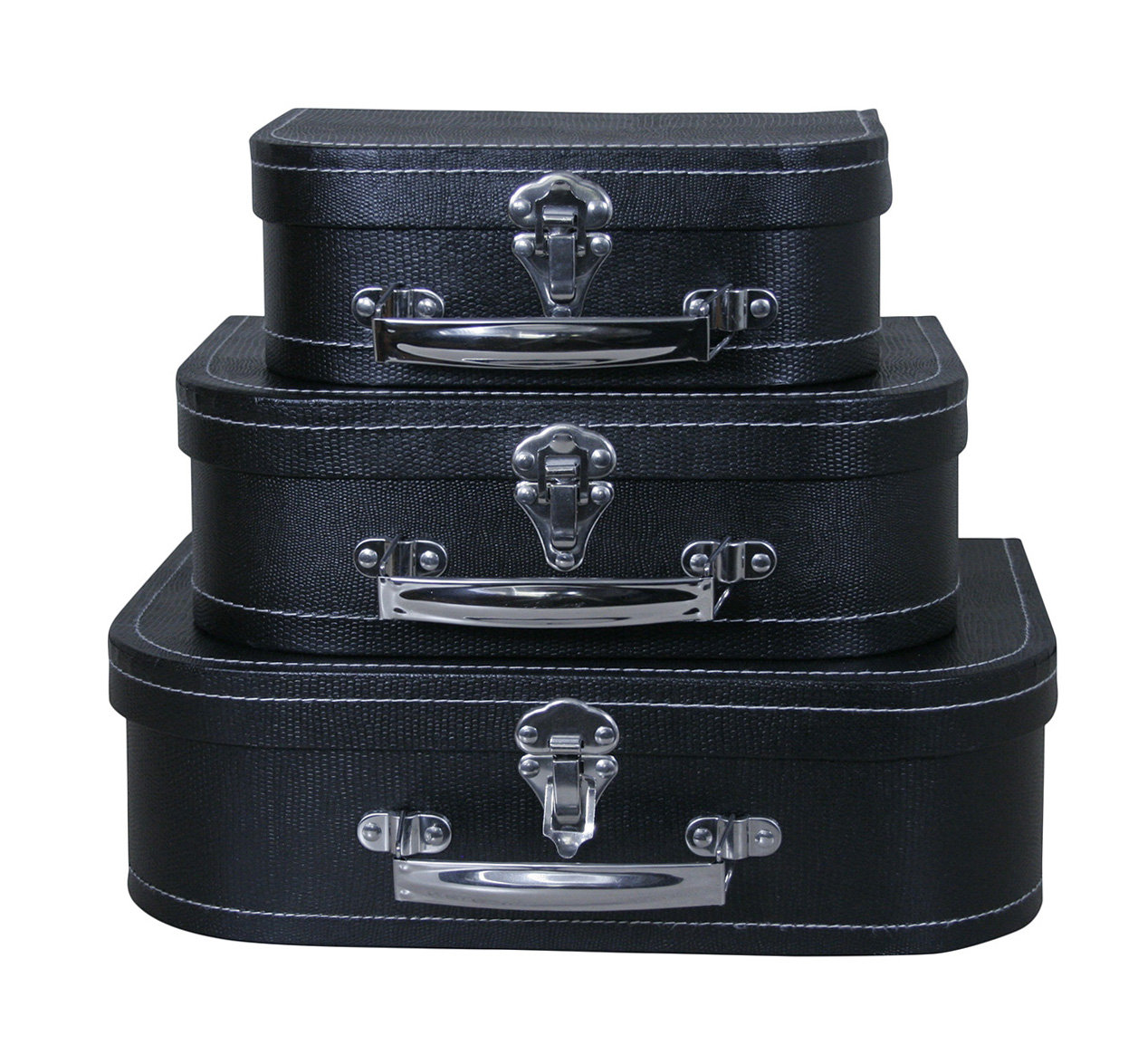 WaldImports 3 Piece Decorative Suitcase Set & Reviews | Wayfair