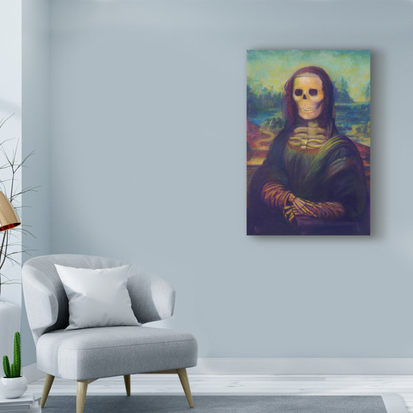 Bless international Bona Lisa On Canvas by Marie Marfia Fine Art Print ...