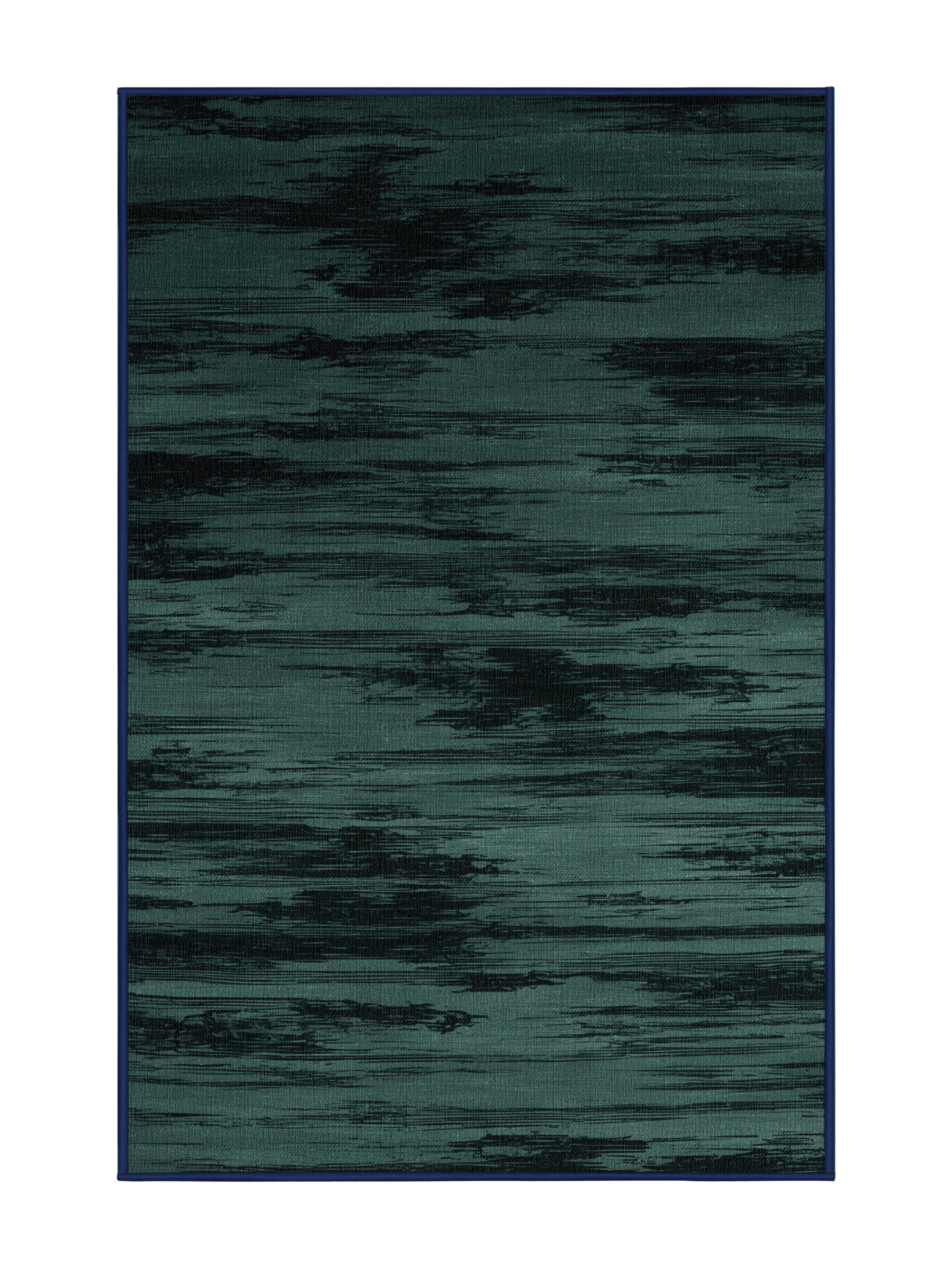 Latitude Run® Machine Washable Abstract Blue Area Rug | Wayfair
