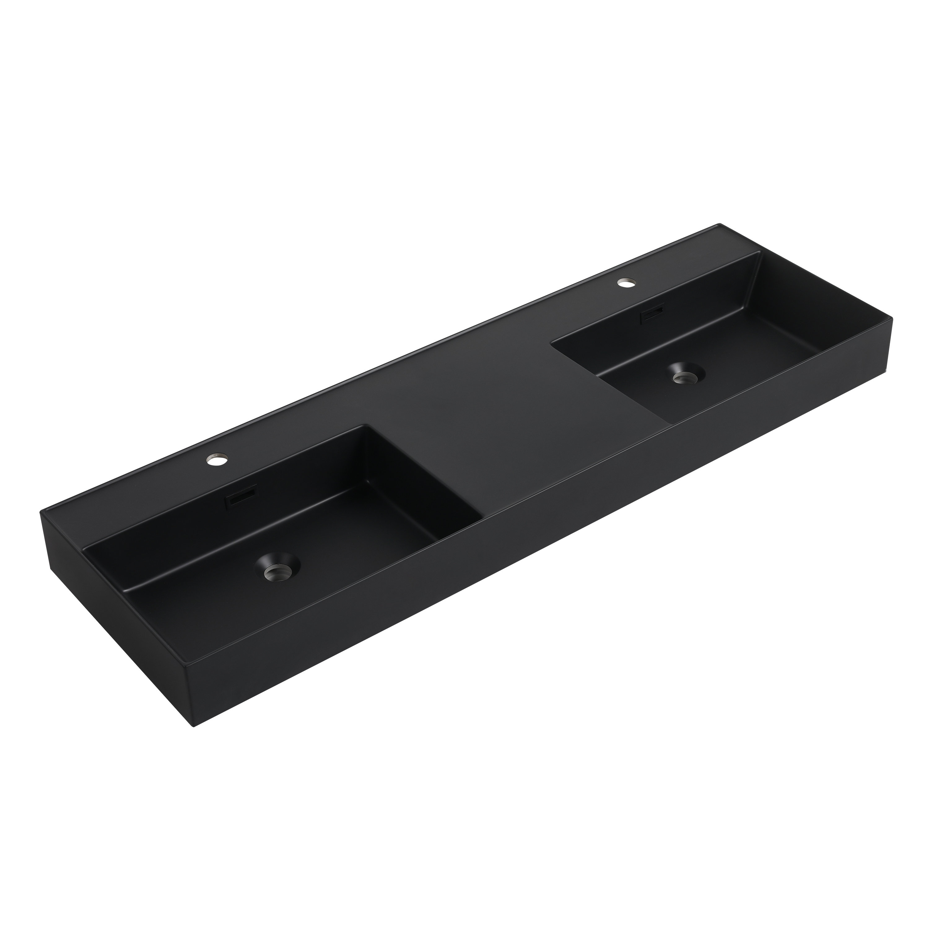 NFusion Jonas Bathroom Resin Double Sink | Wayfair