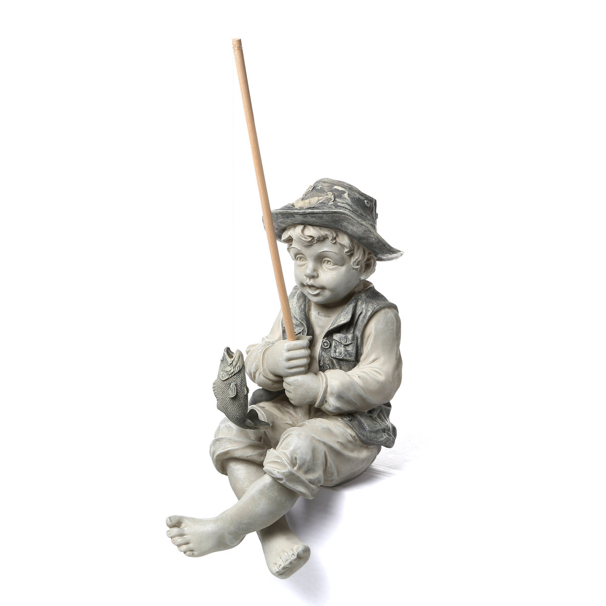 Design Toscano Frederic The Little Fisherman of Avignon Statue ...