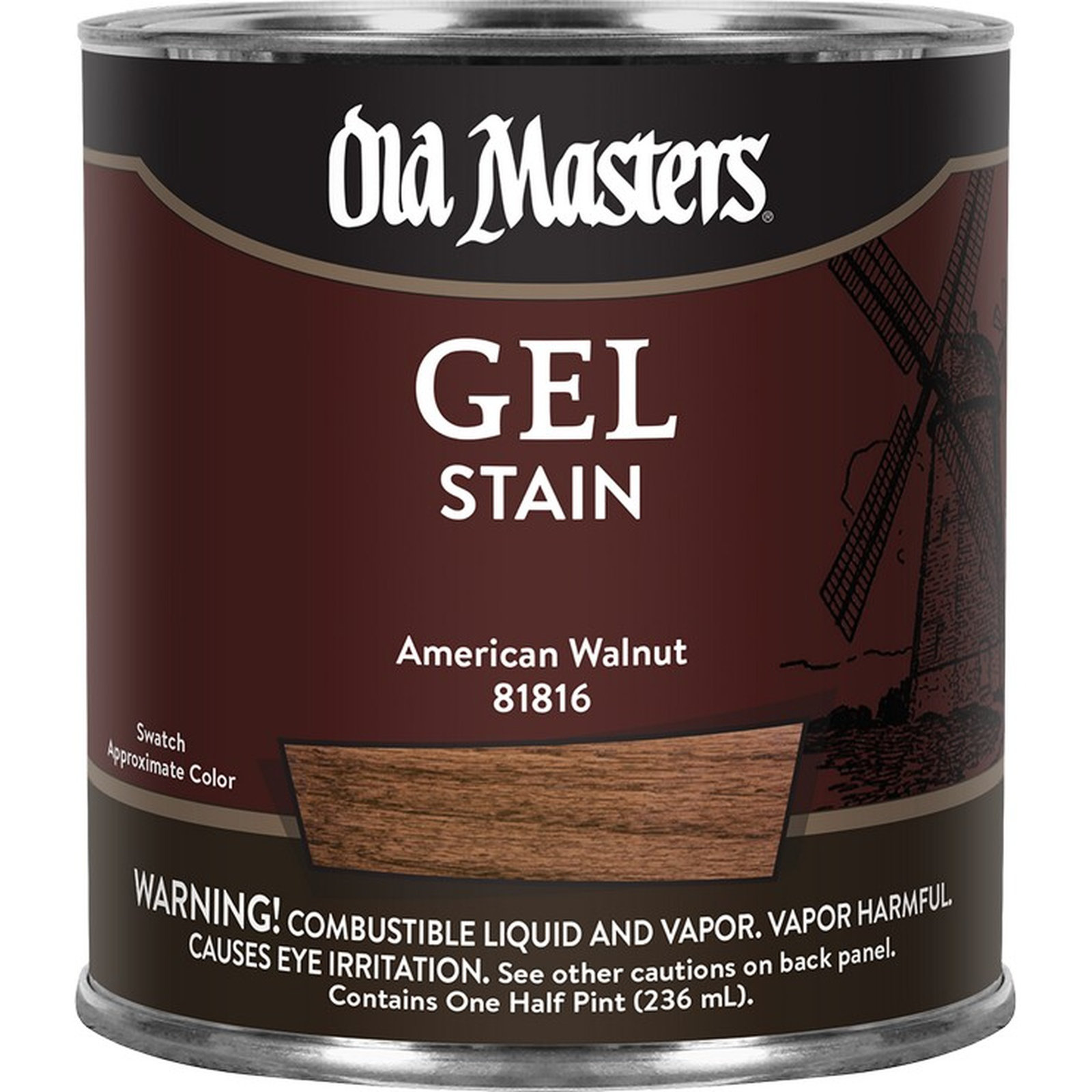 FixtureDisplays Old Masters 81816 1/2Pt American Walnut Gel Stain ...