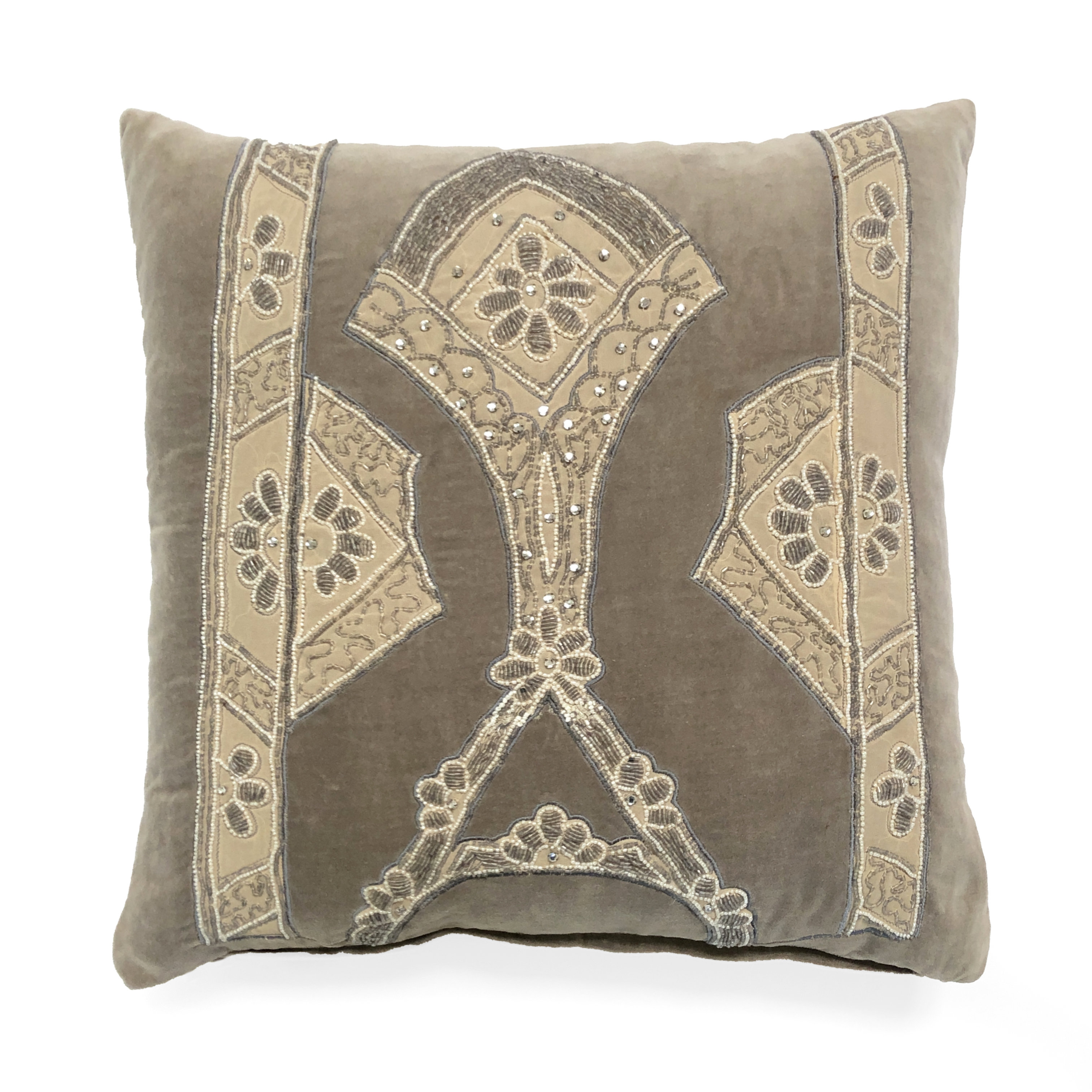 Sabira Square Velvet Pillow Cover & Insert | Wayfair