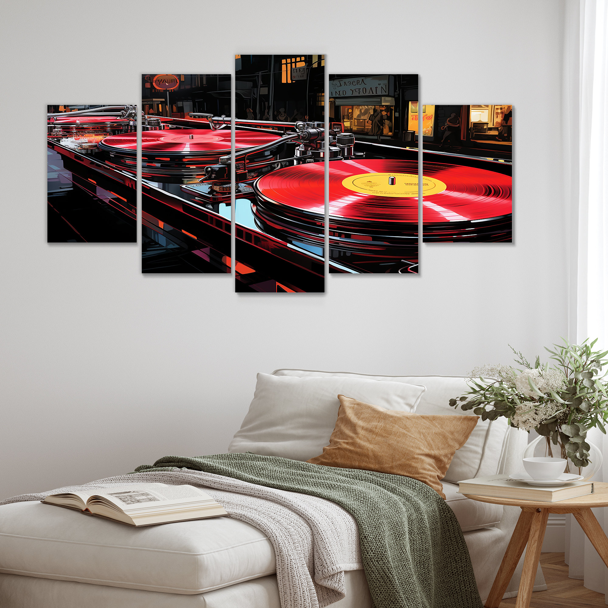 Latitude Run® Purple And Black Dj Turntables - Turntables & Boom Boxes ...