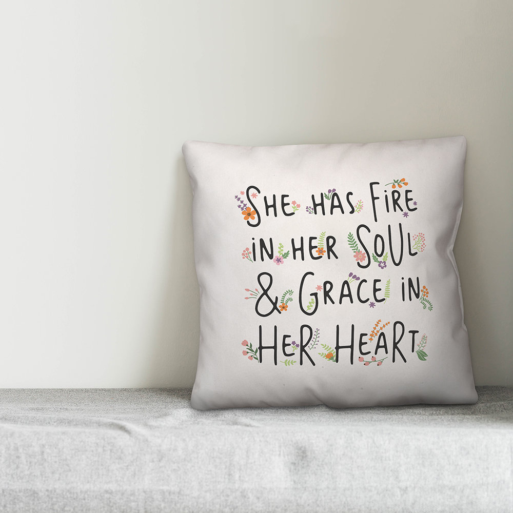 Designs Direct Creative Group Fire Throw Pillow | Wayfair