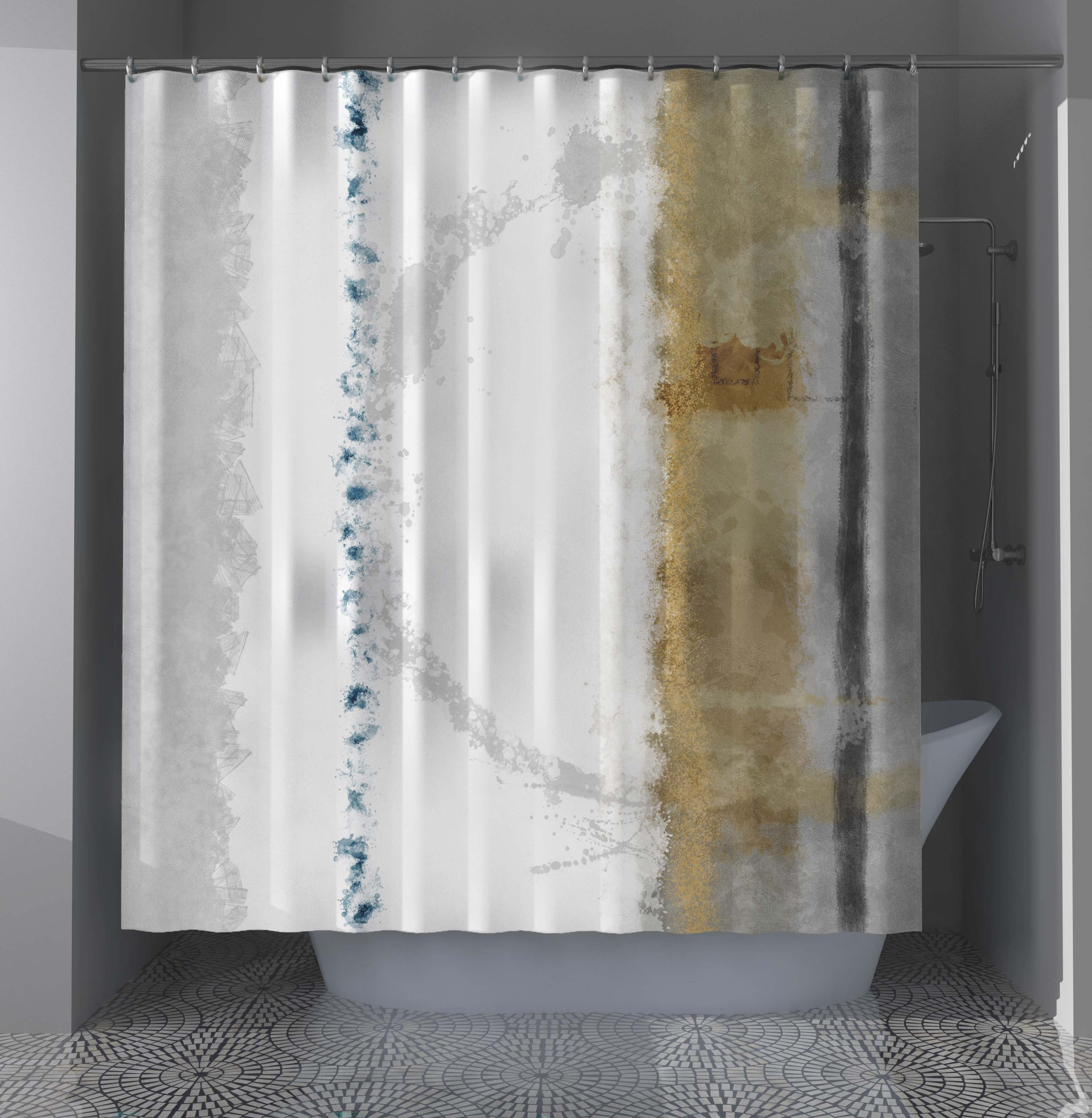 East Urban Home Desire Invincible Shower Curtain | Wayfair