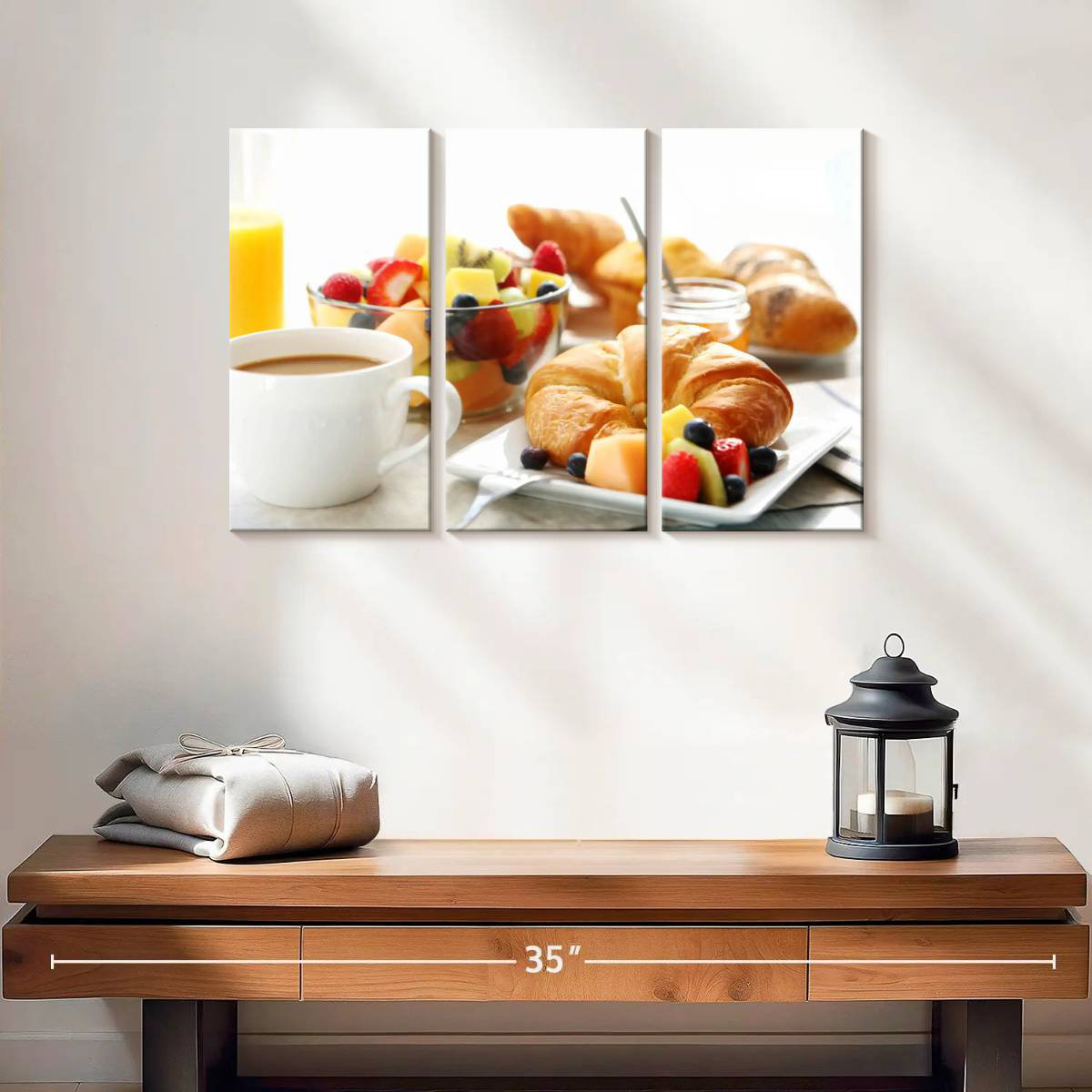 Ebern Designs 'Croissant Breakfast Plate | Wayfair