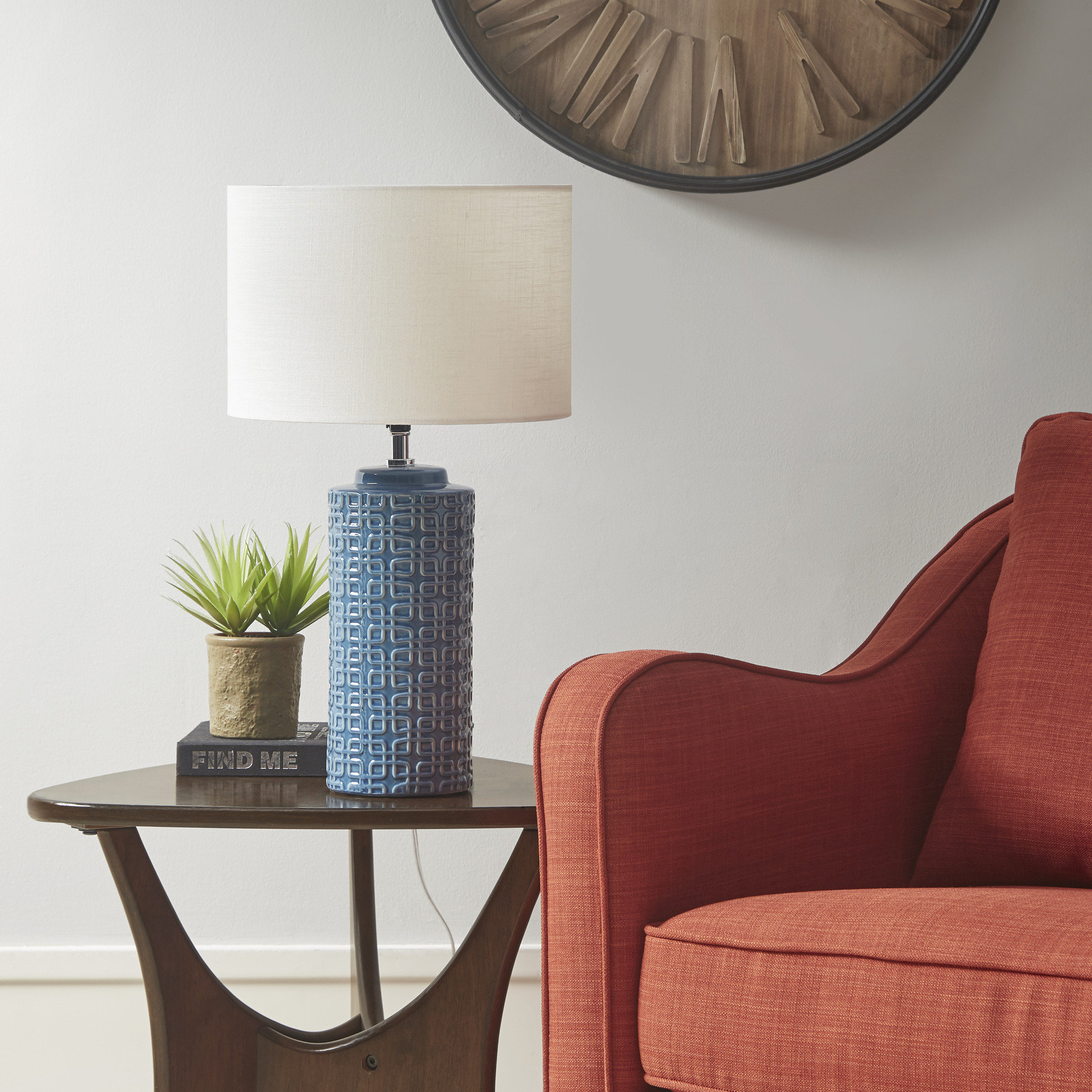Dakota Fields Cannonville Geometric Ceramic Table Lamp - Wayfair Canada