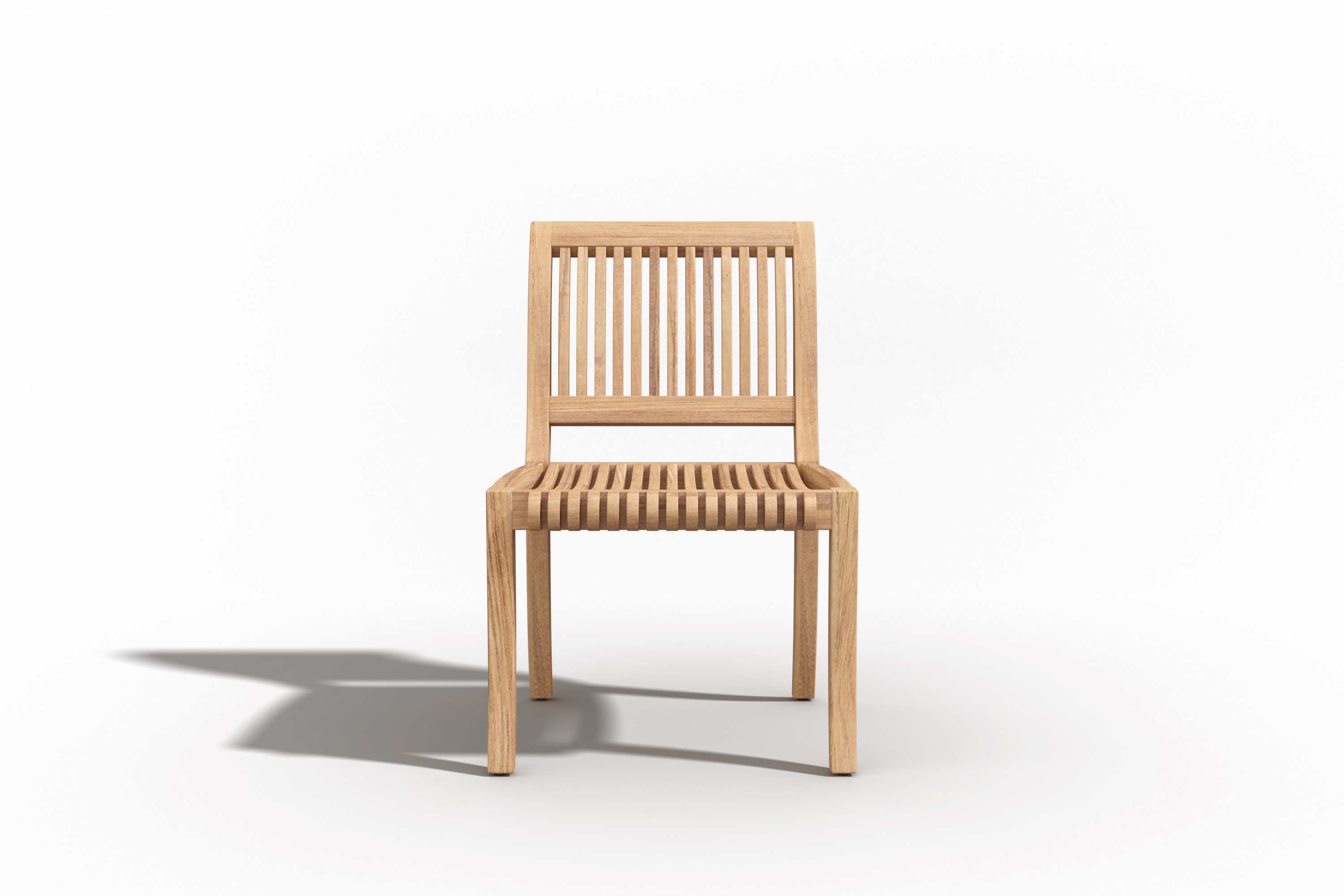 Wildon Home® Nawab Wood Outdoor Stacking Dining Side Chair | Wayfair