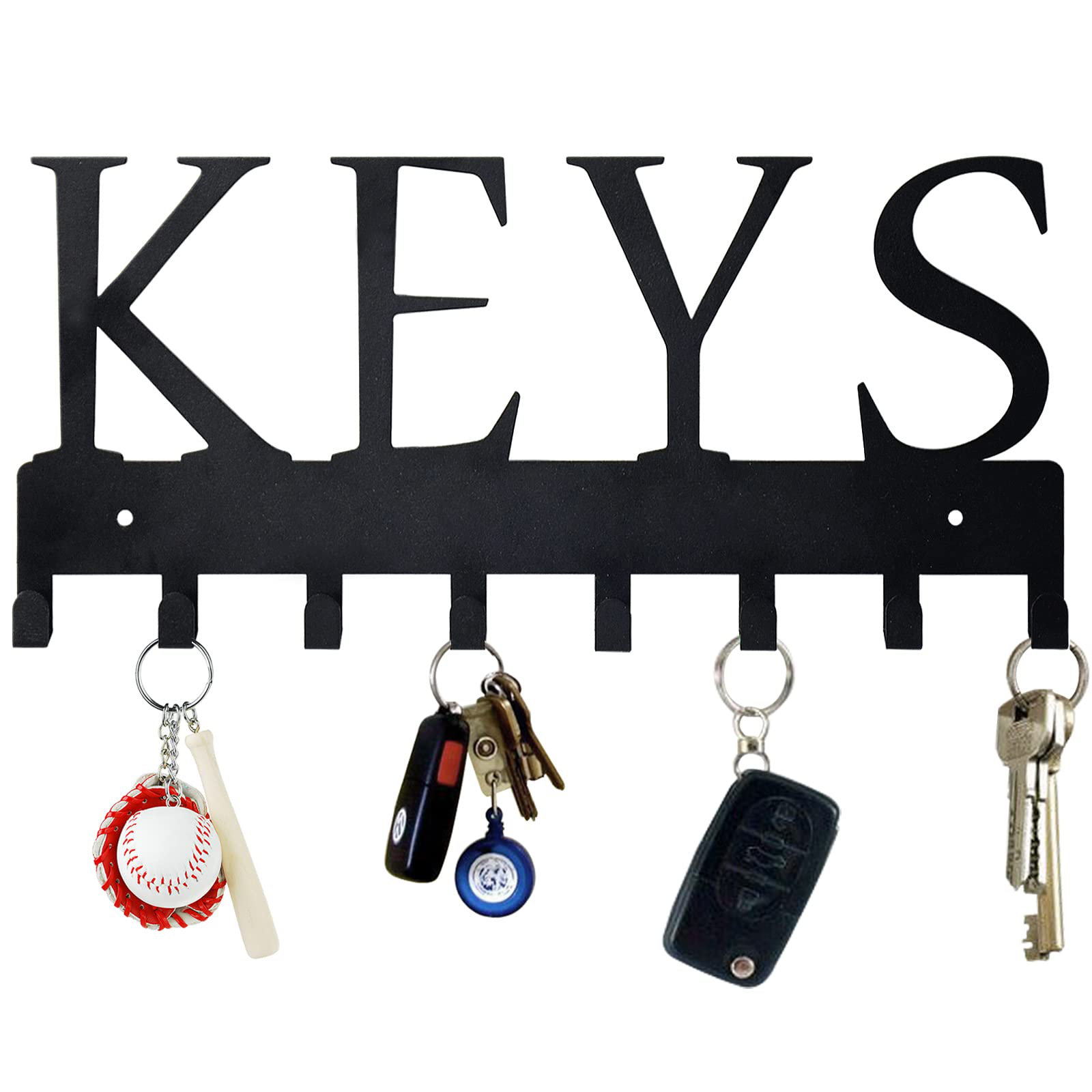 Ebern Designs Nail-Free Metal Key Holder, Key Holder Wall Mounted Key ...