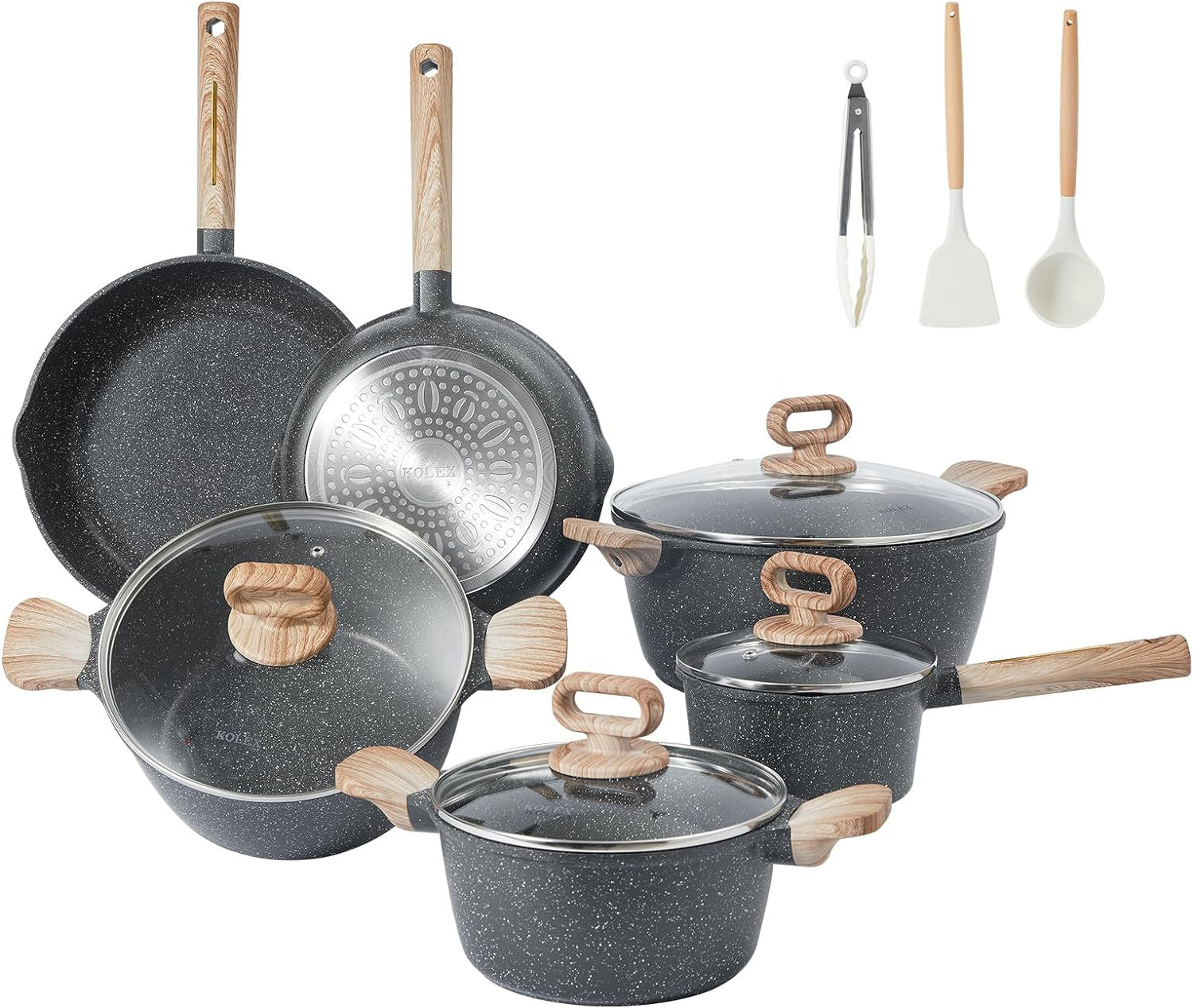 Kazoo 13 - Piece Aluminum Cookware Set | Wayfair