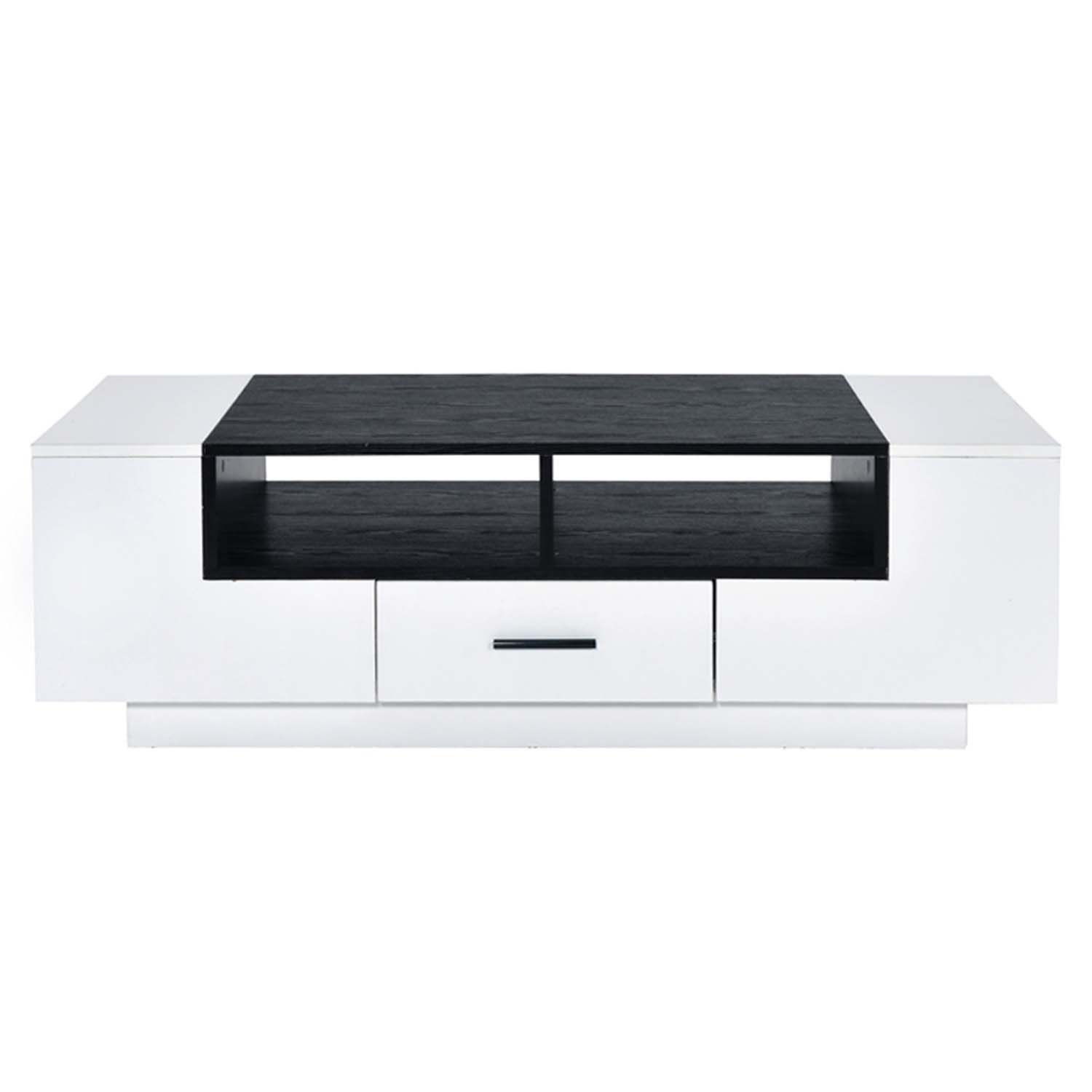 Hokku Designs Armour Rectangular Coffee Table , White & Black Finish ...