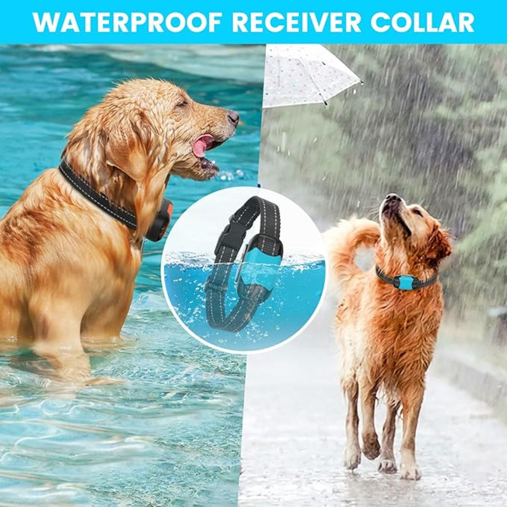 Invenitiah RUXAN Electric Fence For Dogs, Rechargeable Underground Dog ...