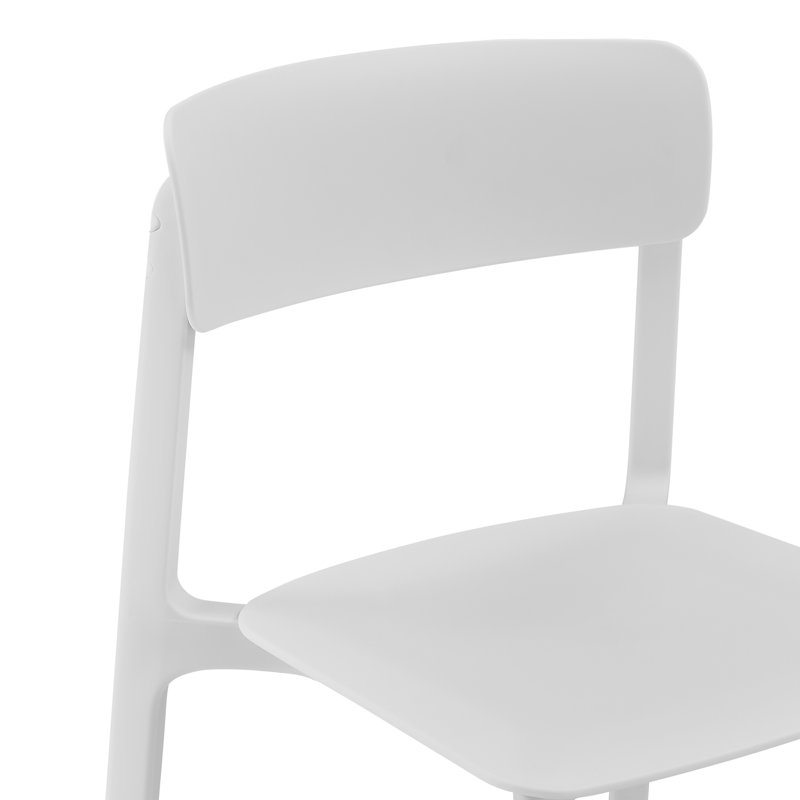 AllModern Vowa Outdoor Stacking Dining Side Chair | Wayfair