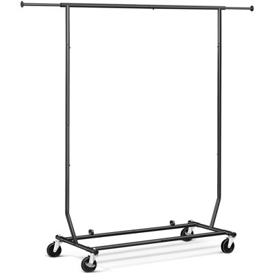 NAHANCO 66.5" W Rolling Clothes Metal Hanger "& Reviews" | Wayfair