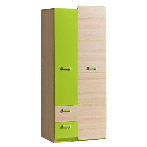 17 Stories Odda 2 Door Manufactured Wood Wardrobe | Wayfair.co.uk