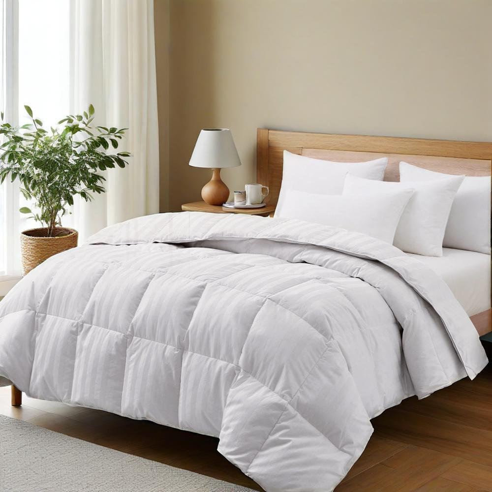 Alwyn Home All Season White Down Comforter Duvet Insert with 100% ...