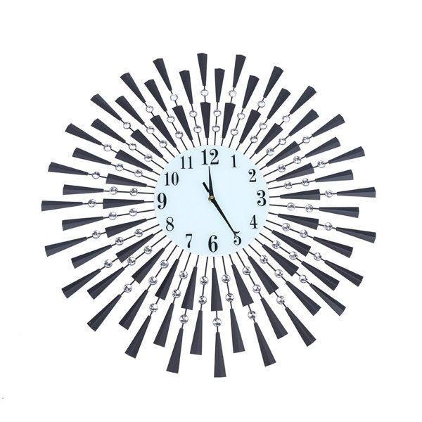 Orren Ellis Pyari Metal Home Decorative Wall Clock & Reviews | Wayfair